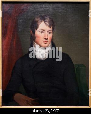 John Constable (1776-1837), portrait painting of the English landscape ...