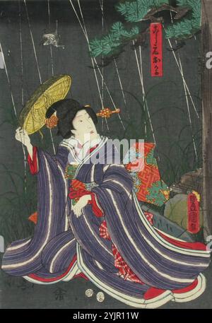 Kunisada, work, Actor Onoe Baiko in the play Kanadeho chusingura ...