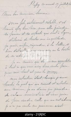 Letter to Ary Johannes Lamme, writer: Guillaume Anne van der Brugghen ...