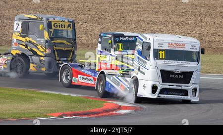 David Smith in his DS Racing MAN TGX during the 2024 British Truck ...