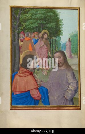 The Preaching of Saint John the Baptist c. 1520 by BACCHIACCA Stock ...