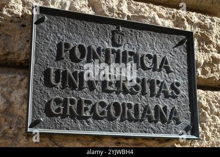 The Pontifical Gregorian University (Pontificia Università Gregoriana ...