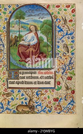 Saint John on Patmos; Hours of Simon de Varie, 1455. Additional Info ...