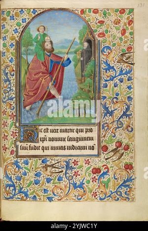 Saint Christopher; Master of Jacques de Besançon, French, active about ...