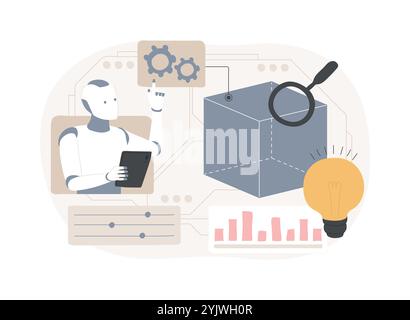AI-Optimized Prototype Testing abstract concept vector illustration ...