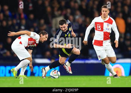 Luka Modric and Mario Pasalic of Croatia during the training session at ...