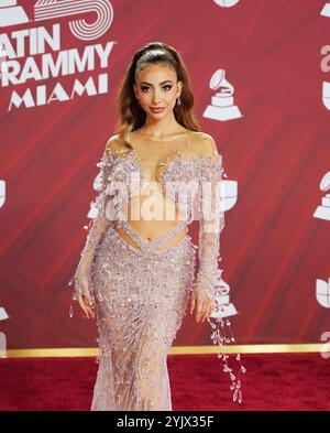 Mar Solis attends the Latin Grammy Awards at the MGM Grand Garden Arena ...