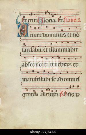 Decorated Initial E; Antiphonal, late 13th century Stock Photo - Alamy