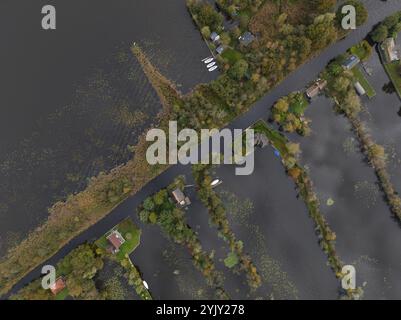 An Aerial photos of Scheendijk, Loosdrechtse Plassen, recreational ...