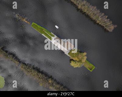 An Aerial photos of Scheendijk, Loosdrechtse Plassen, recreational ...