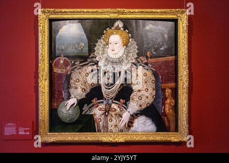 The Armada Portrait of Elizabeth I at Queen's House, Greenwich, London ...