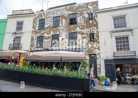 front façade of the Gold restaurant with carved walled by the Portuges ...