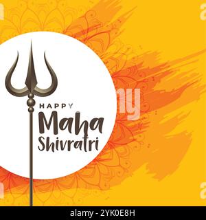 Happy Maha Shivratri Festival Background, line art drawing vector ...