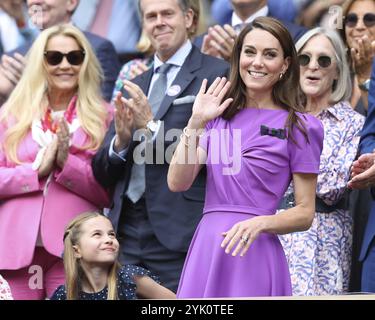 Princess Charlotte in the Royal Box on day fourteen of the 2025 ...