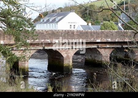 bridge over the glendun river river dun cushendun, county antrim ...