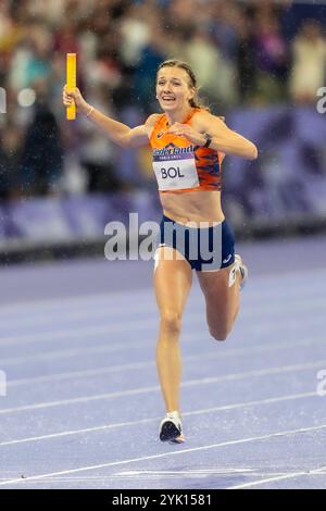Femke Bol (Netherlands) winning the 400 metres hurdles final during the ...