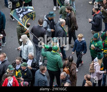 A rugby crowd at the Allianz Stadium, Twickenham home of English ...