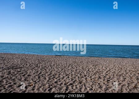 View of Lake Erie from Northwest Beach at Point Pelee National Park in ...