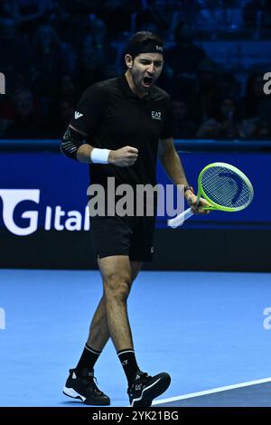 Andrea Vavassori and Simone Bolelli (Italy) during Nitto ATP Finals 2025, International Tennis ...