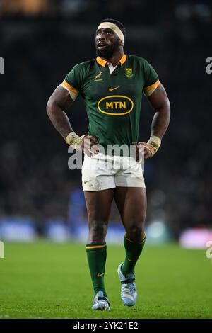 Siya Kolisi of South Africa during pre match warm up ahead of the ...