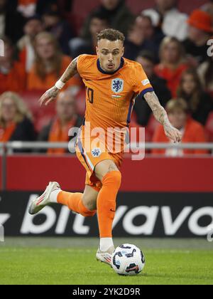 Amsterdam - Noa Lang of The Netherlands during the qualification match ...