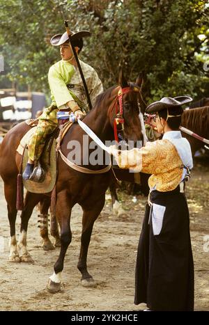 Japan Tokyo yabusame archery Stock Photo - Alamy