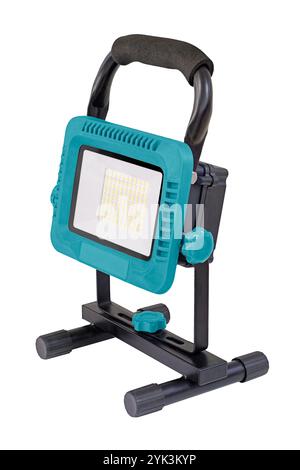 Powerful led flashlight, industrial lamp, construction floodlight ...