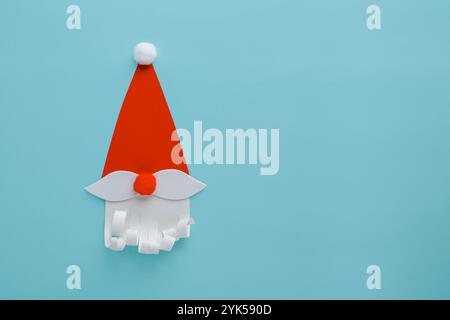 Santa Claus Christmas conceptual paper background with copy space Stock ...