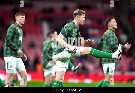 Republic of Ireland's Nathan Collins before a training session at FAI ...
