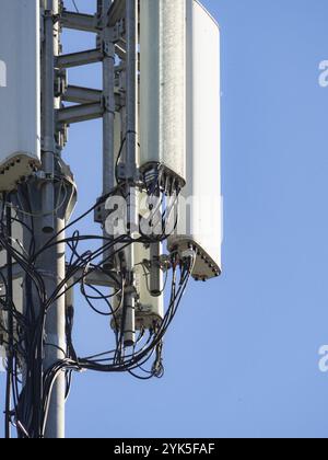 Detail of Transmitting and radio antenna Tower, steel Structure ...