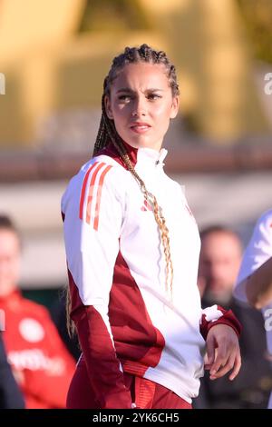 AS Roma's Alayah Sophia Pilgrim during the Italian Football ...