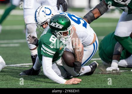 Indianapolis Colts defensive end Laiatu Latu (97) on the sidelines ...