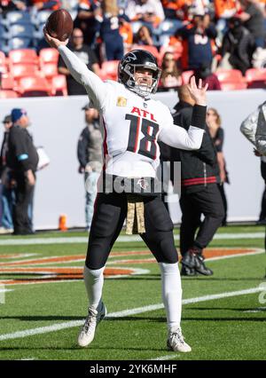 Atlanta Falcons quarterback Kirk Cousins (18) drops back in the pocket ...