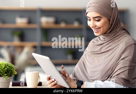 muslim student with tablet pc Stock Photo - Alamy