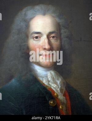 Voltaire (Francois Marie Arouet) (1694-1778). French writer of the ...