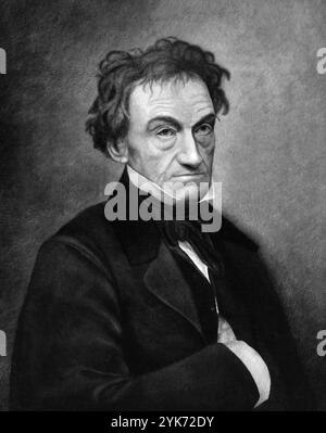 This is a portrait of Rufus Choate, an American lawyer and politician ...