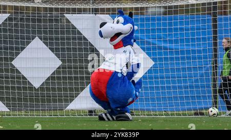 Maskottchen Dino Hermann GER, Hamburger SV vs. Hannover 96, Fussball, 2 ...