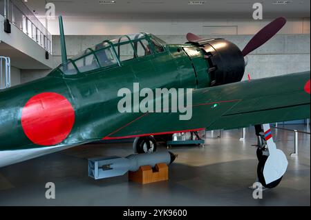 Mitsubishi A6M Zero fighter plane Stock Photo - Alamy