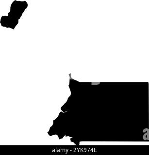 Equatorial Guinea political map of administrative divisions - provinces ...