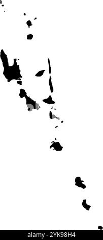 Vanuatu map vector illustration. Global economy. Famous country ...