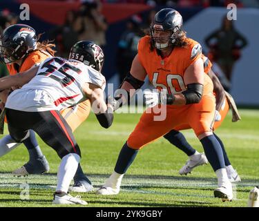 Denver Broncos center Luke Wattenberg stretches during practice at the ...
