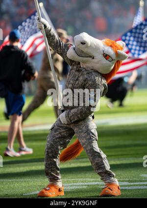Atlanta Falcons mascot waves a flag before the first half of an NFL ...