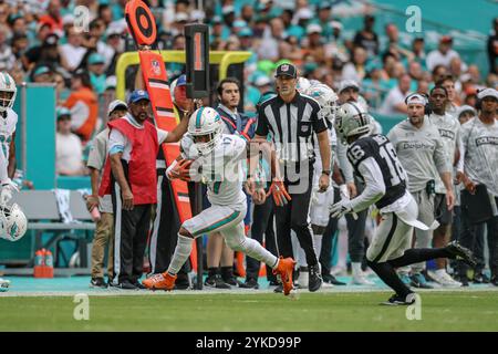 Miami Dolphins cornerback Jack Jones runs on the field during a ...