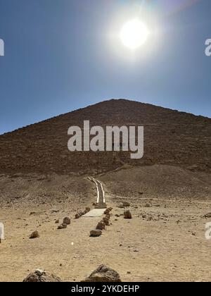Red Pyramid (North Pyramid), Largest of Old Kingdom Pyramids at Dahshur ...
