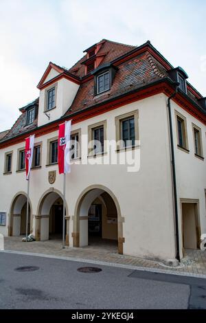 City Hall Kuenzelsau Germany Stock Photo - Alamy