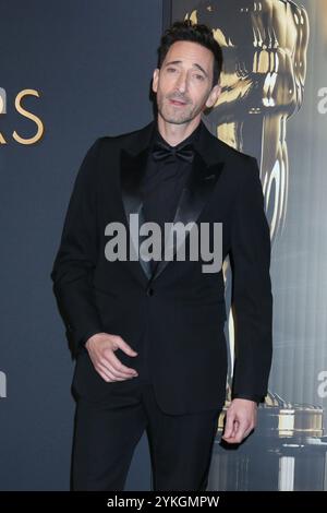 Ca. 17th Nov, 2024. Adrien Brody at arrivals for 15th Governors Awards ...