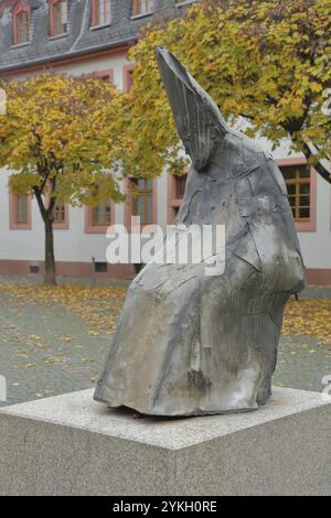 Sculpture Bishop Wilhelm Emmanuel von Ketteler by the sculptor Thomas ...