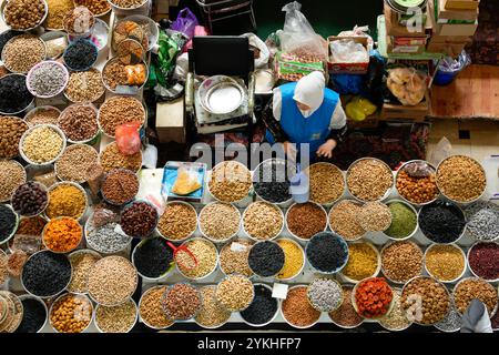 Mehrgon is a huge purpose built multi storey produce market in Dushanb ...