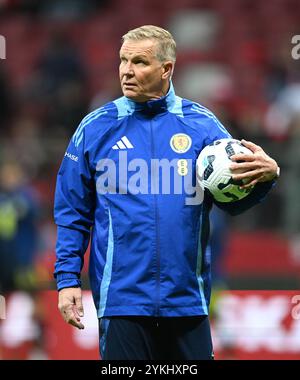 Scotland goalkeeping coach Chris Woods during the UEFA Nations League ...