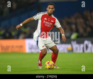 Jurrien Timber of Arsenal FC in action during the UEFA Champions League ...
